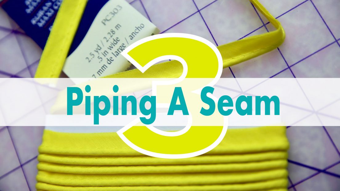 Piping a Seam: About Piping and Trim - League of Dressmakers