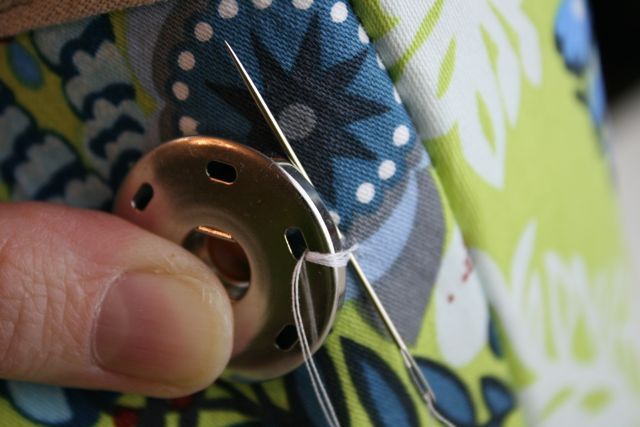 How To Sew On Snaps - League of Dressmakers