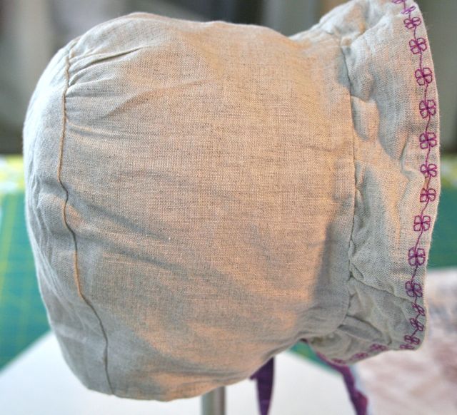 Classic Baby Bonnet: Practice Sewing Ruffles & Gathers - League of ...