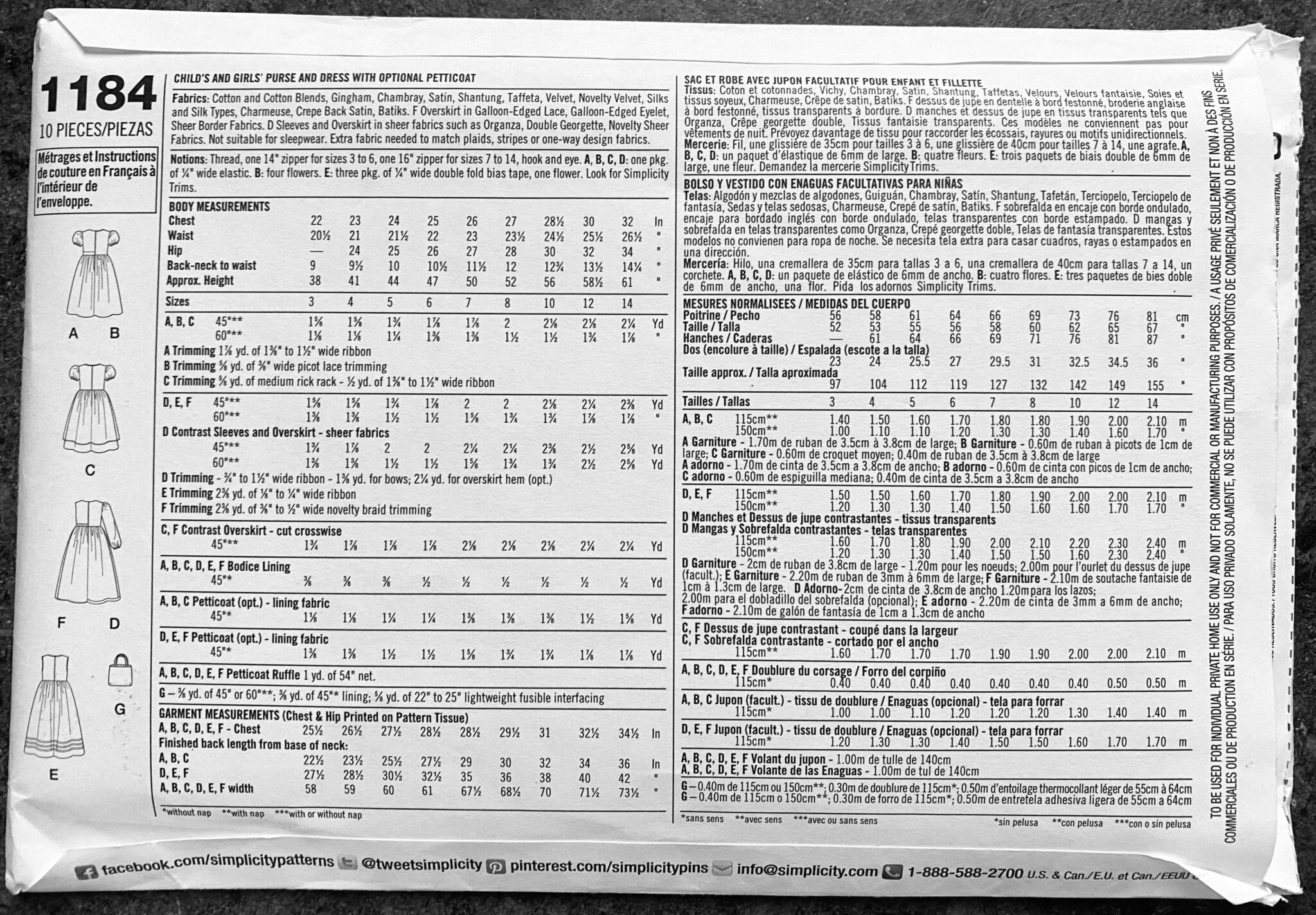 How To Read A Sewing Pattern Envelope - League of Dressmakers