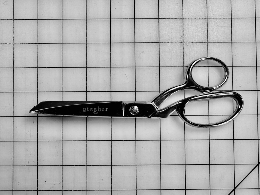 How To Cut With Sewing Shears - League of Dressmakers